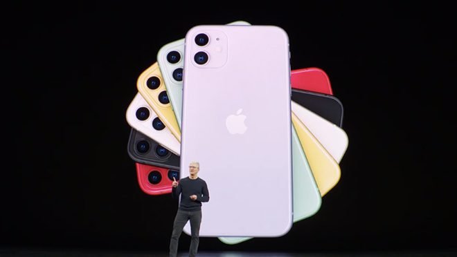 Apple introduces the iPhone 11 with two rear cameras in a square frame